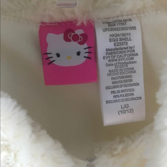 Hello Kitty | Jackets & Coats | Hello Kitty Cream Colored Toppercape ...